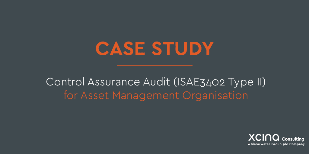 Control Assurance Audit for Asset Management Organisation