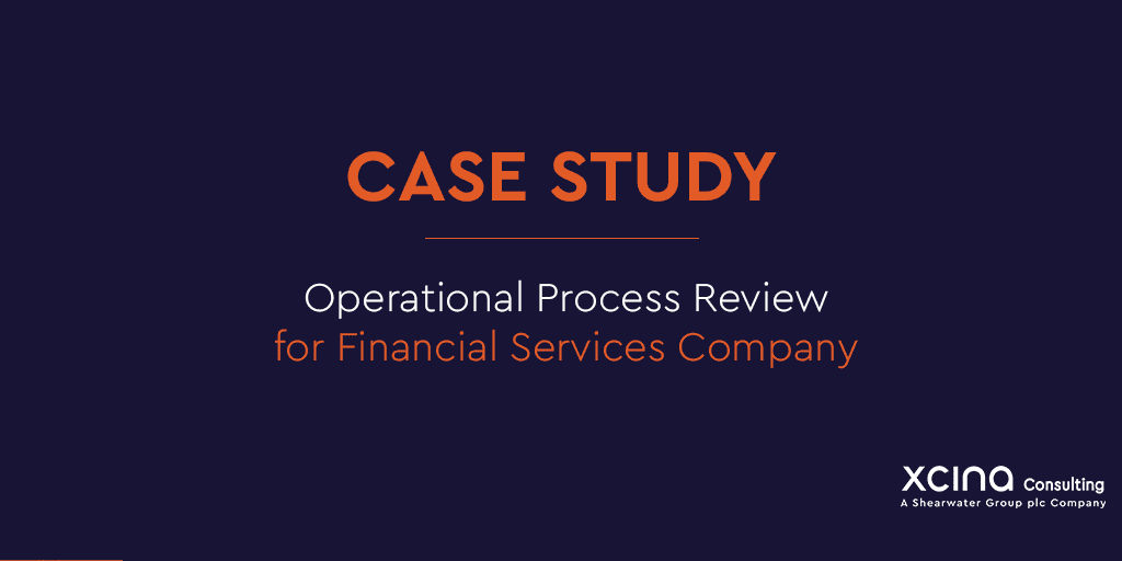 Operational Process Review for Financial Services Company